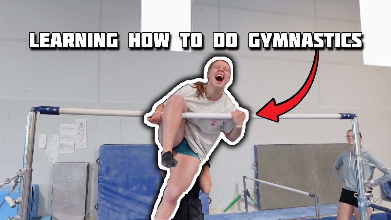 LEARNING HOW TO DO GYMNASTICS IN ONE HOUR! - YouTube