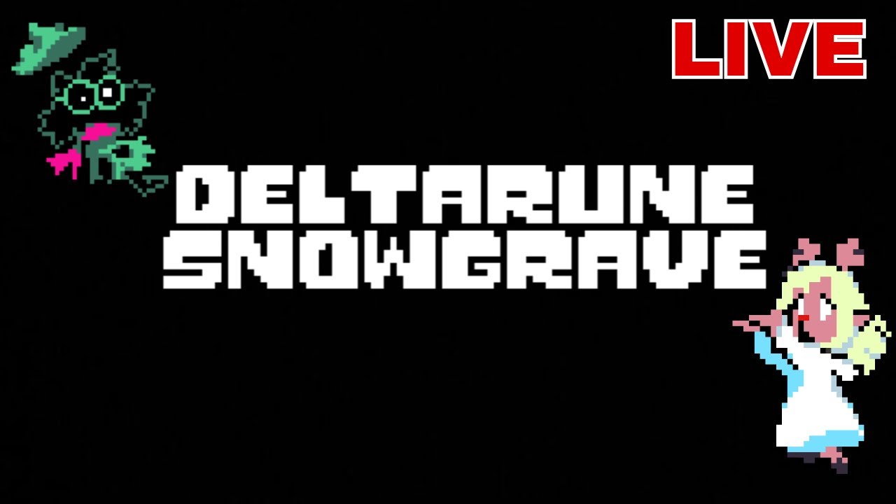 LIVE DELTARUNE SNOWGRAVE RACE - YouTube