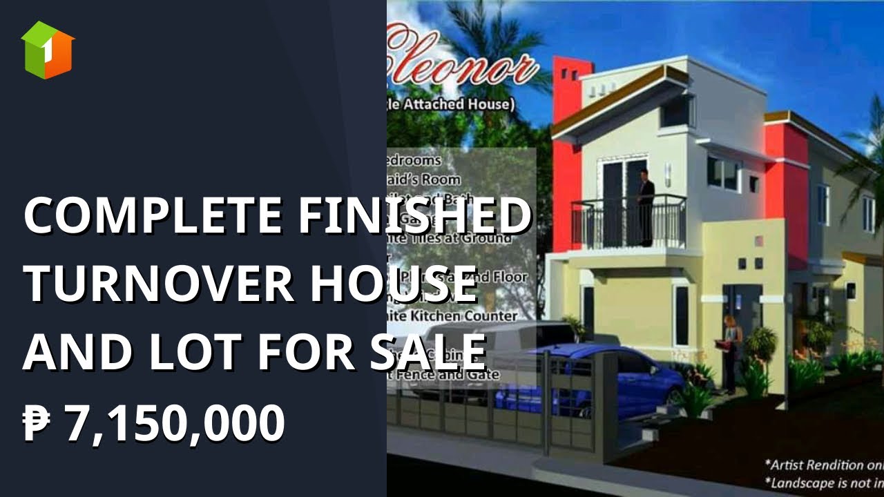 COMPLETE FINISHED TURNOVER HOUSE AND LOT FOR SALE - YouTube