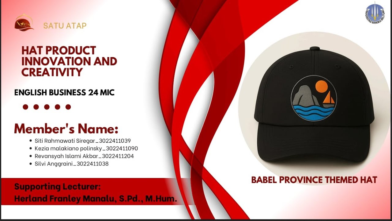 GROUP 1- 24MIC | INNOVATIVE HAT PRODUCT – SATU ATAP PRESENTATION - YouTube