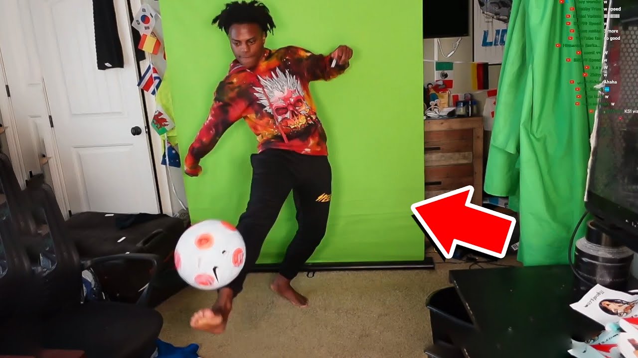 iShowSpeed does 20 Kick Up KSI Challenge.. 😈 - YouTube