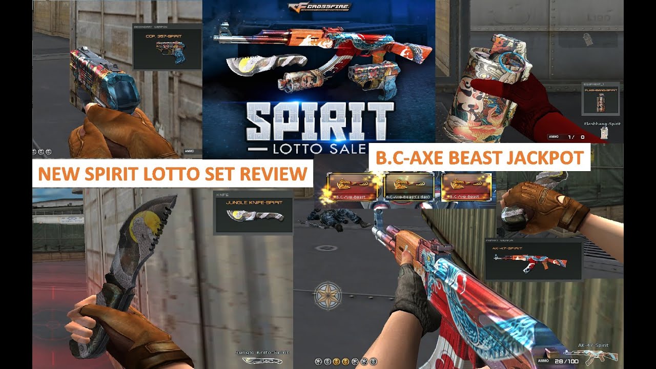 CROSSFIRE PH 2021 NEW SPIRIT LOTTO SET REVIEW - YouTube