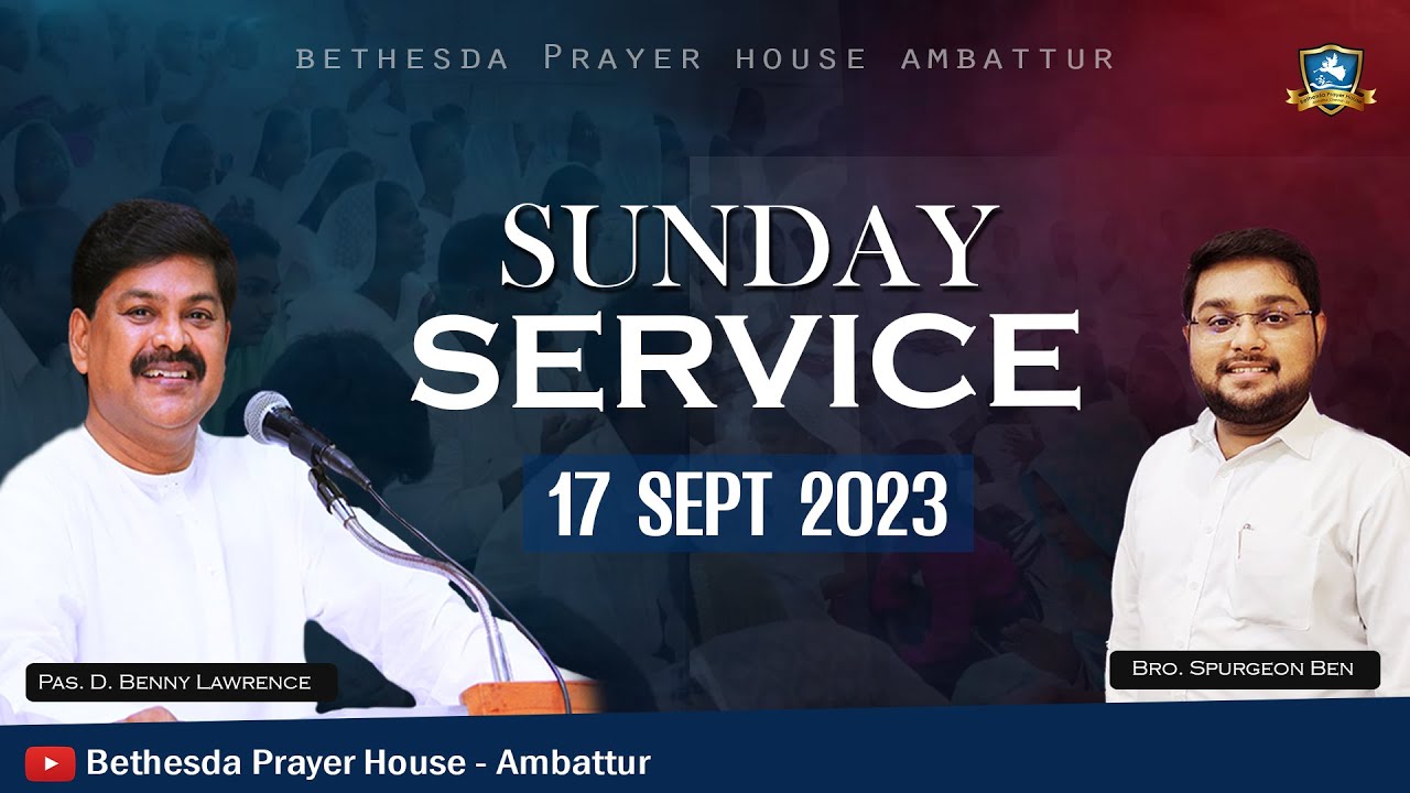 LIVE | Sunday Service -1 (Tamil/English) | Pas. D. Benny Lawrence | 17 ...