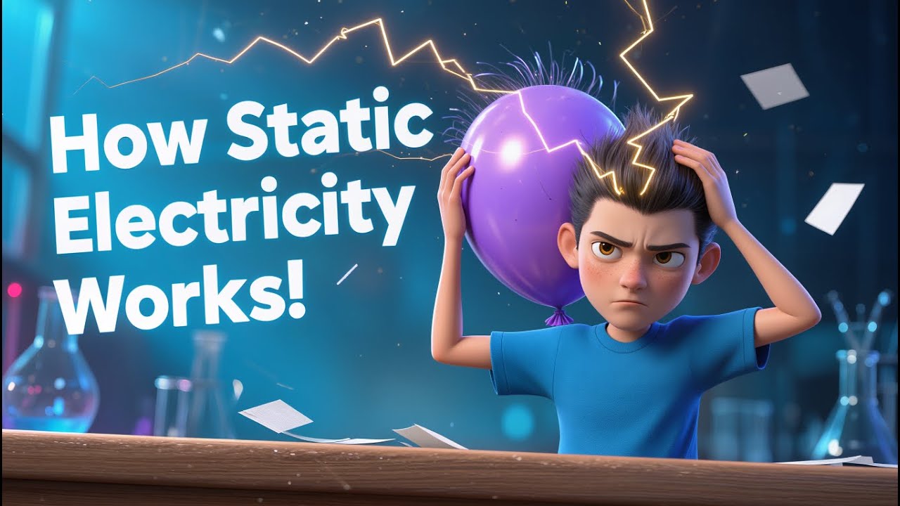 Static Electricity Makes Hair Float | The Real Reason Why | You Can Try ...