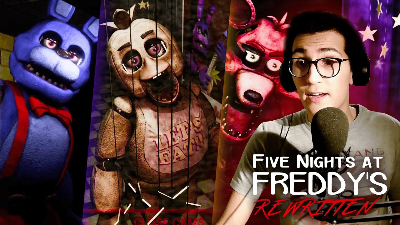 THE BEST REMASTERED FNAF 1?! | Five Nights at Freddy's REWRITTEN (Night ...