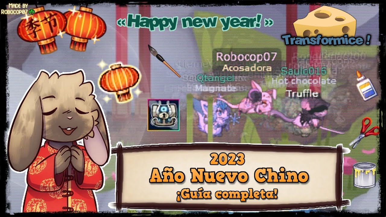 AÑO NUEVO CHINO 2023 | LUA EVENT | ¡GUÍA COMPLETA! | Transformice | - 乂 La Robocop 乂 - YouTube