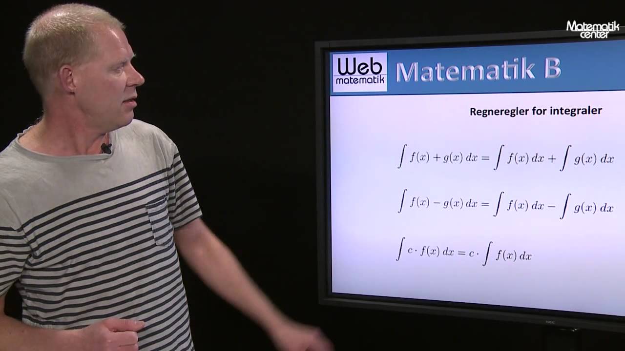Integralregning: Regneregler for integraler - YouTube