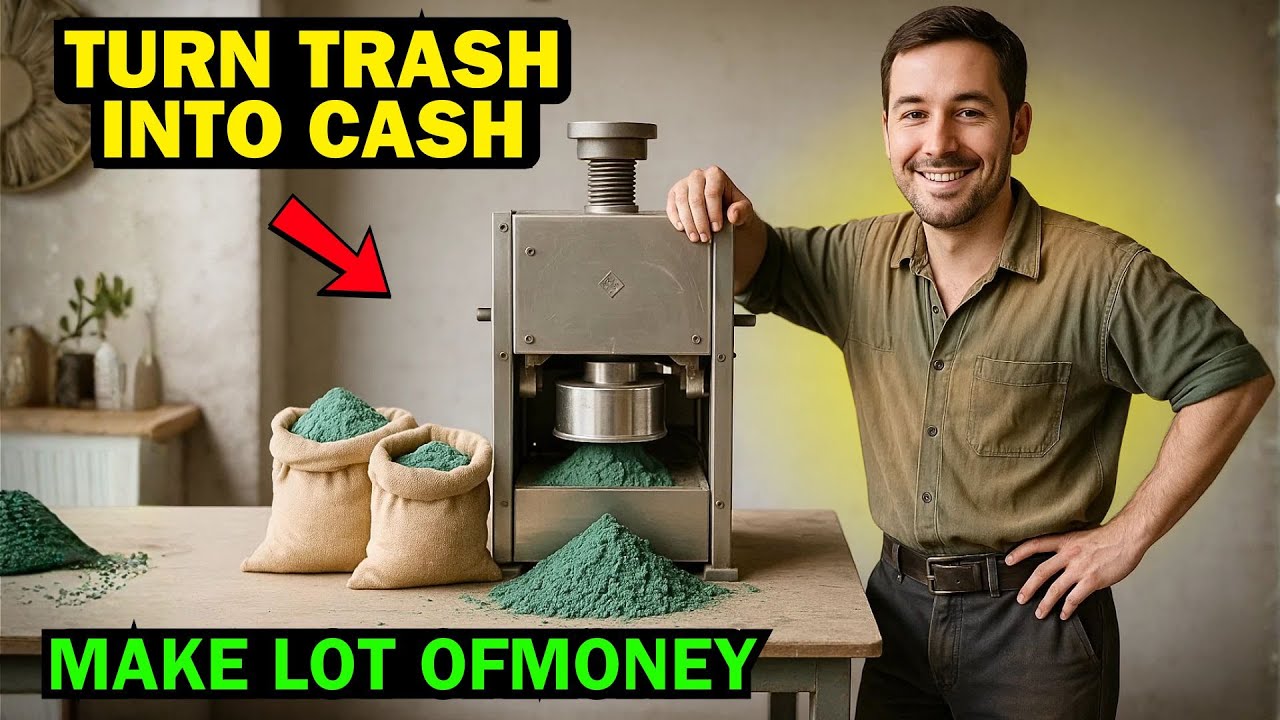 This Machine Turns Trash Into Cash Nobody Talks About It - YouTube