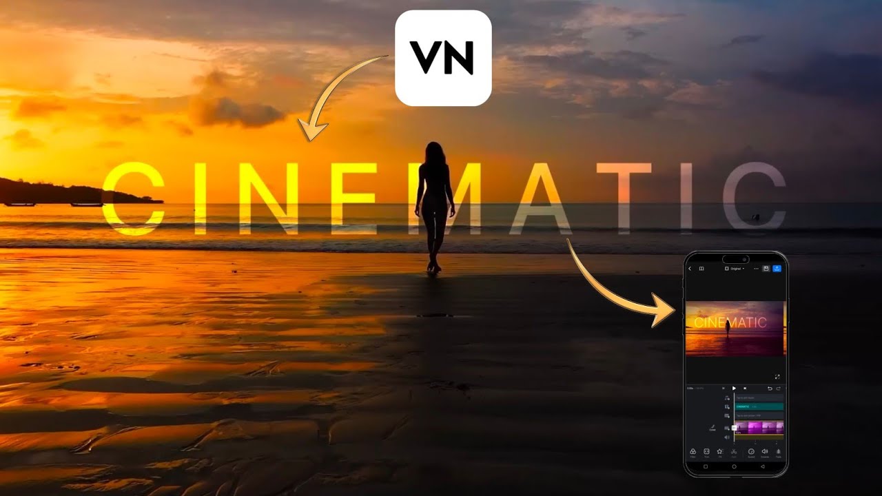 Add Cinematic Text In Your Video | Cinematic Text Video Editing in VN ...