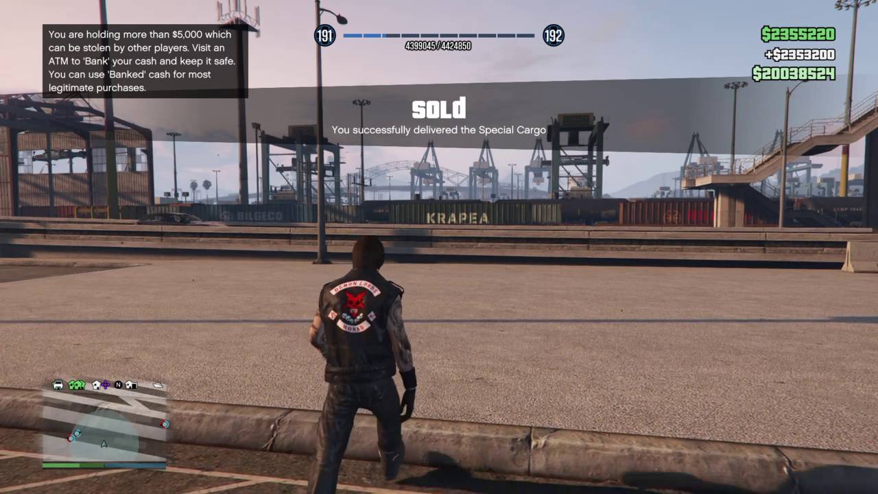 Demon Lords MC Selling Large Crate Warehouse - YouTube