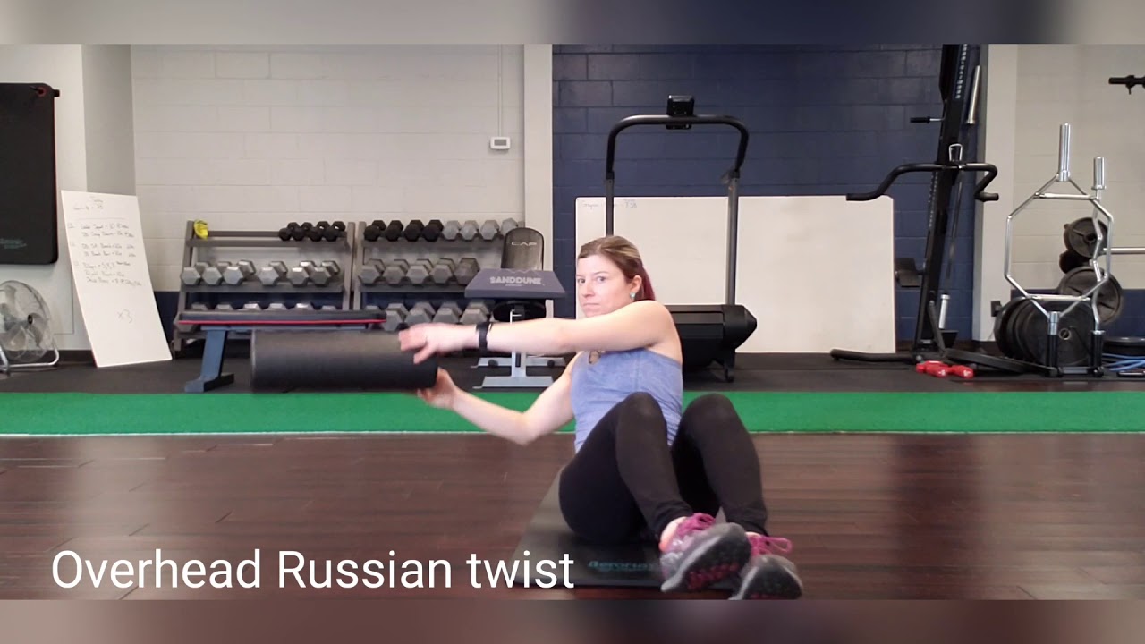 Overhead Russian twist - YouTube