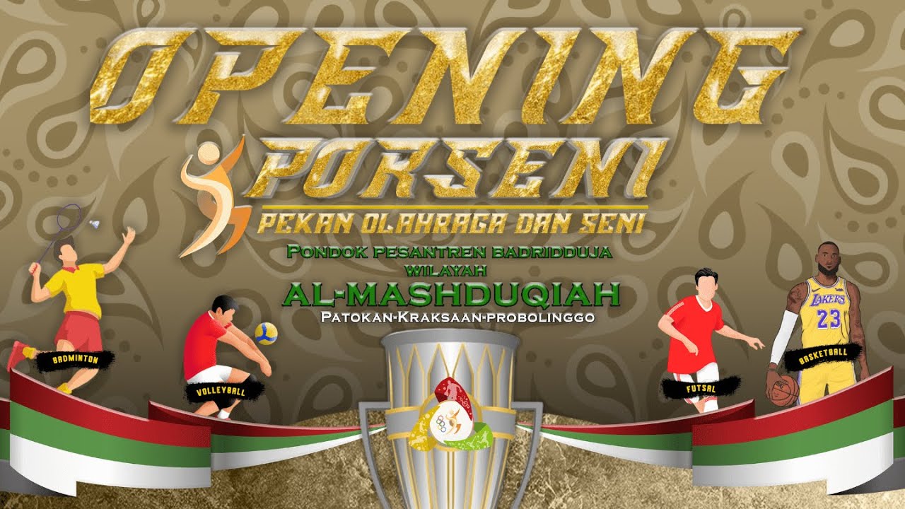 OPENING PEKAN OLAHRAGA DAN SENI | PORSENI 2023 - YouTube