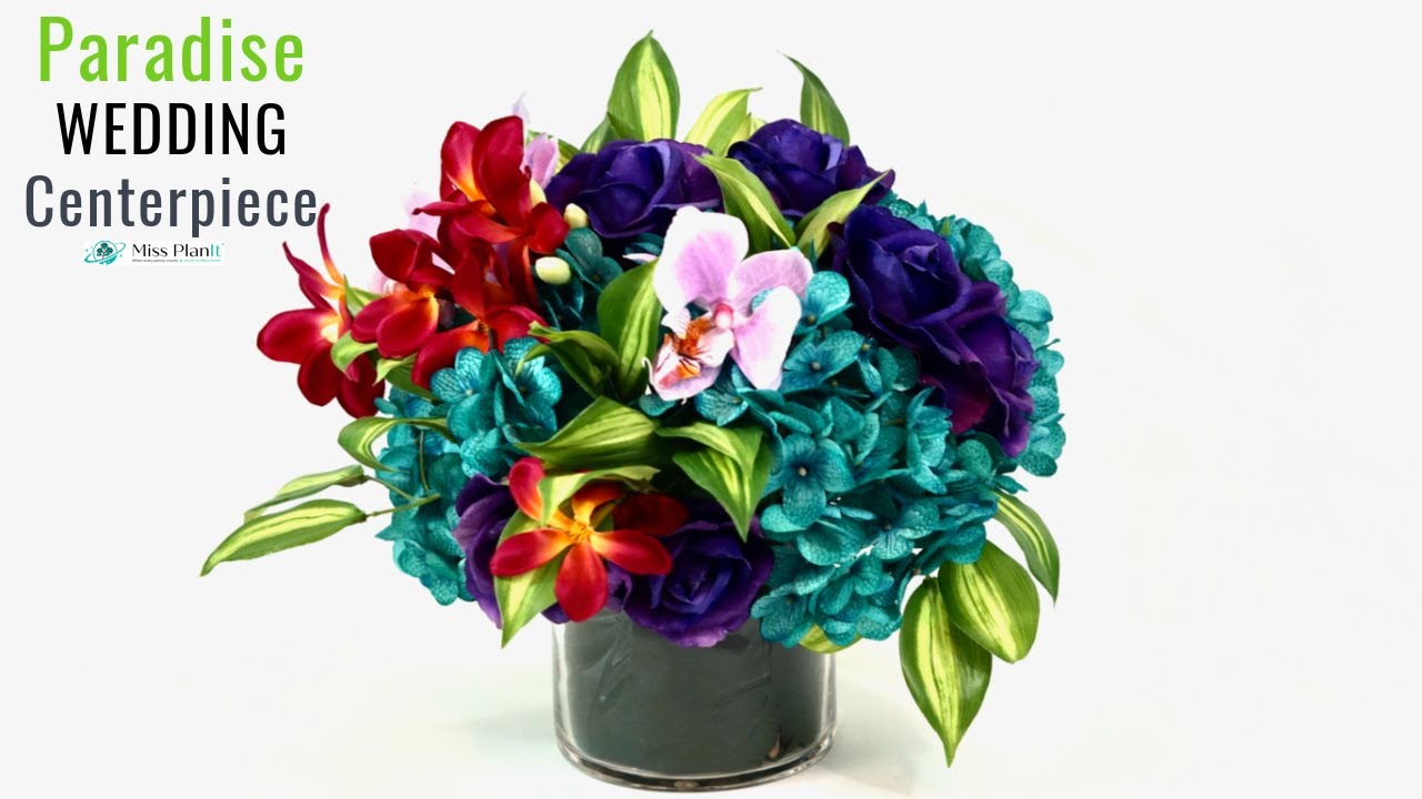 EASY DIY Paradise Wedding Centerpiece | Budget Friendly Wedding Ideas ...