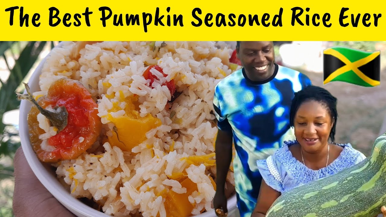The Best Pumpkin Seasoned Rice Ever In Coconut Milk || Homegrown ...