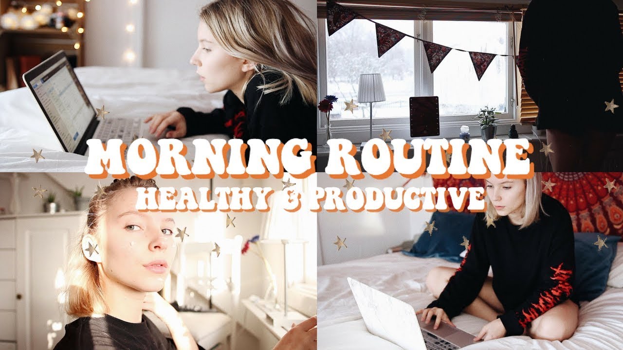 PRODUCTIVE WEEKEND MORNING/DAY ROUTINE 2018 | HEALTHY - YouTube
