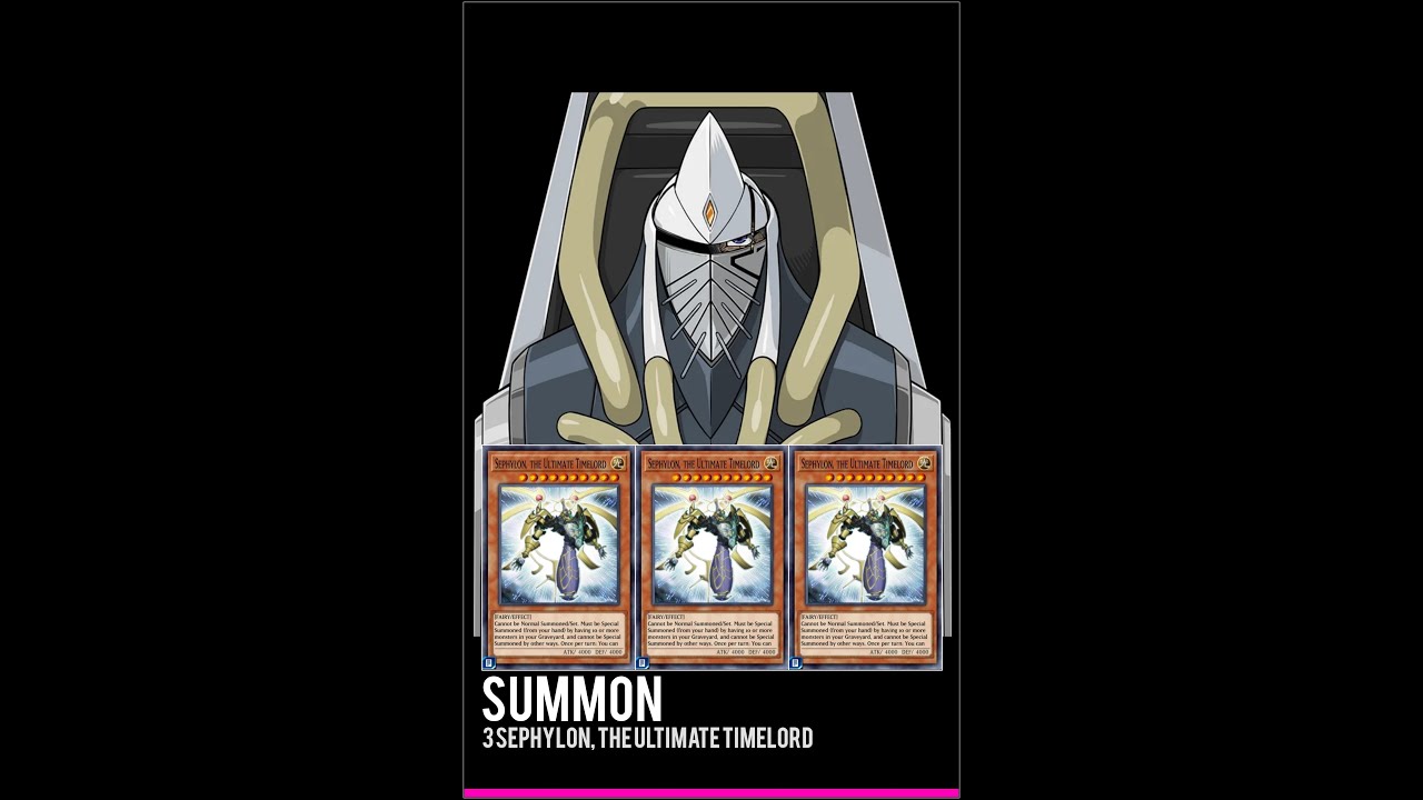 Yugioh Duel Links - Summon 3 Sephylon, the Ultimate Timelord - YouTube
