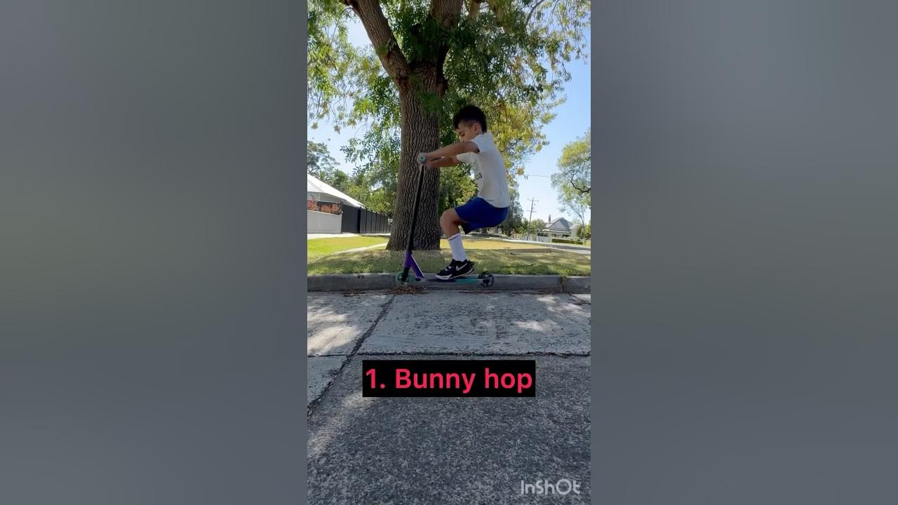 4 easy scooter tricks you should learn first #scoot #scootering #tutorial - YouTube