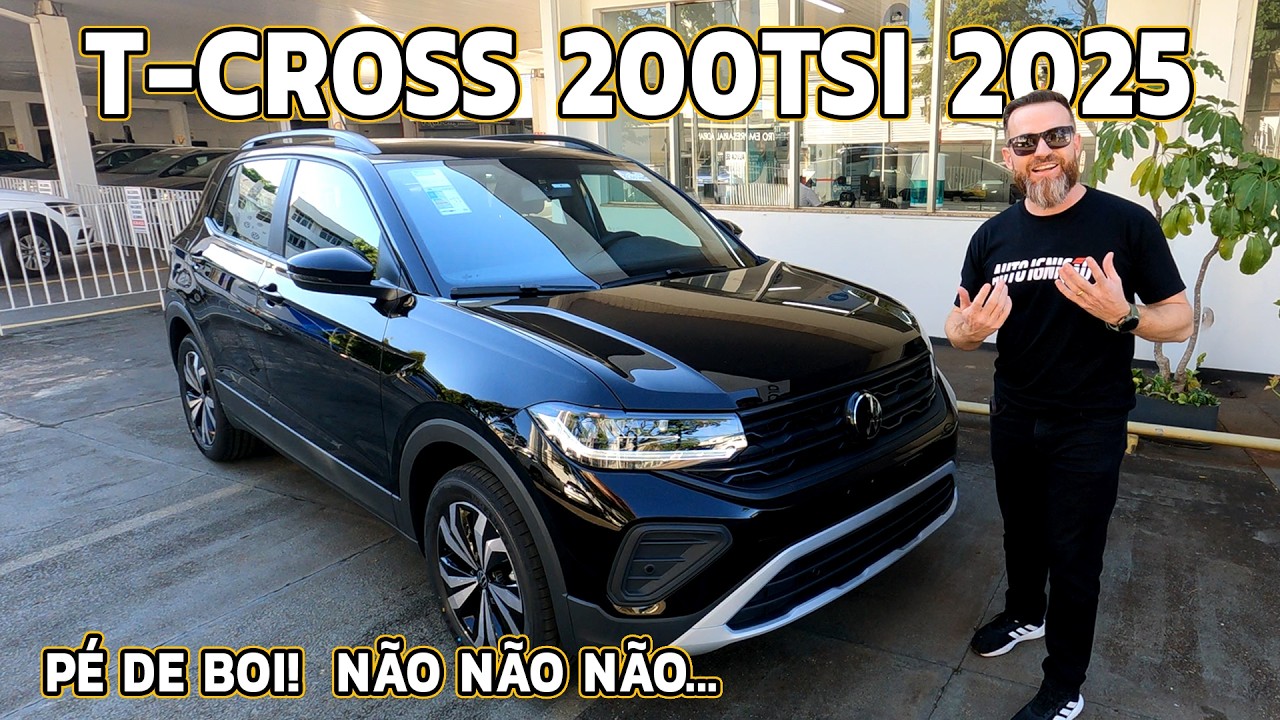 VW T-CROSS 200 TSI 2025 - Surpreende Com Tudo Que Tem! - YouTube