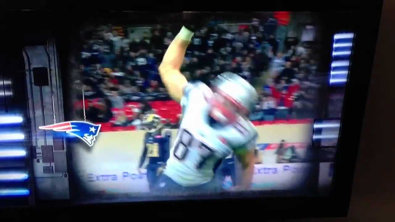 Gronk Getting Weird on a TD Celebration - YouTube