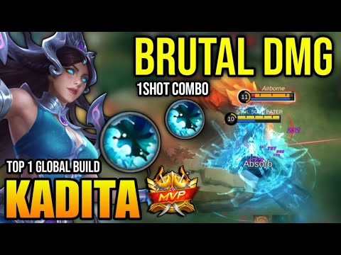 KADITA BEST BUILD 2023 | BUILD TOP 1 GLOBAL KADITA GAMEPLAY | MOBILE ...