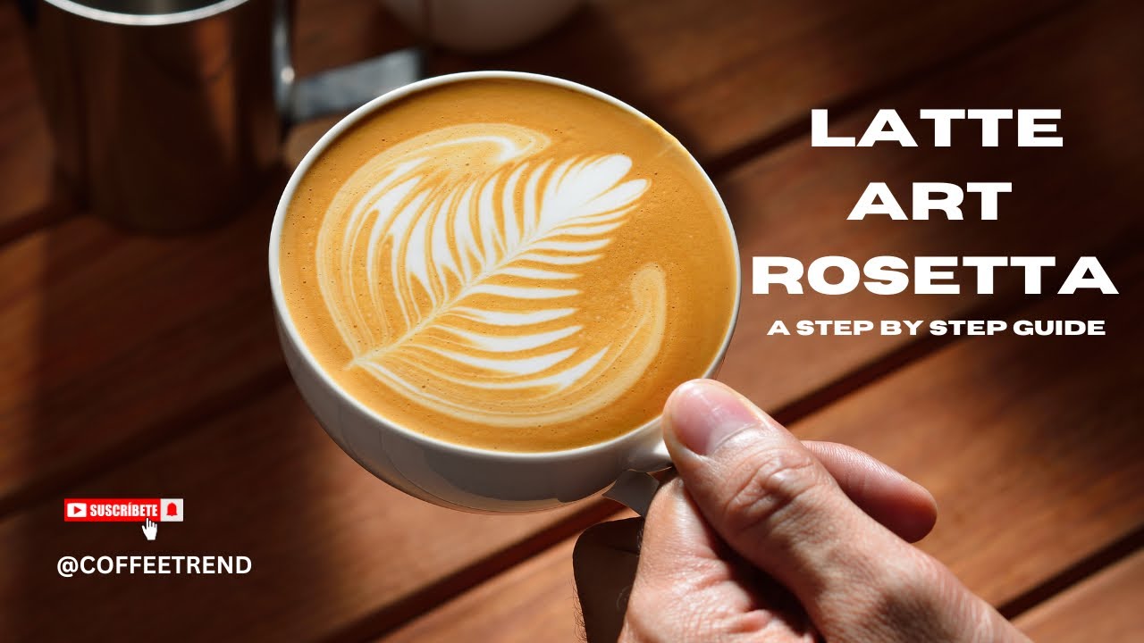 Latte Art Rosetta A Step By Step Guide - YouTube