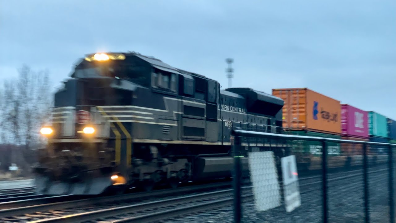 NS 277 with NS 1066 and 2 DPUs passes La Porte - YouTube