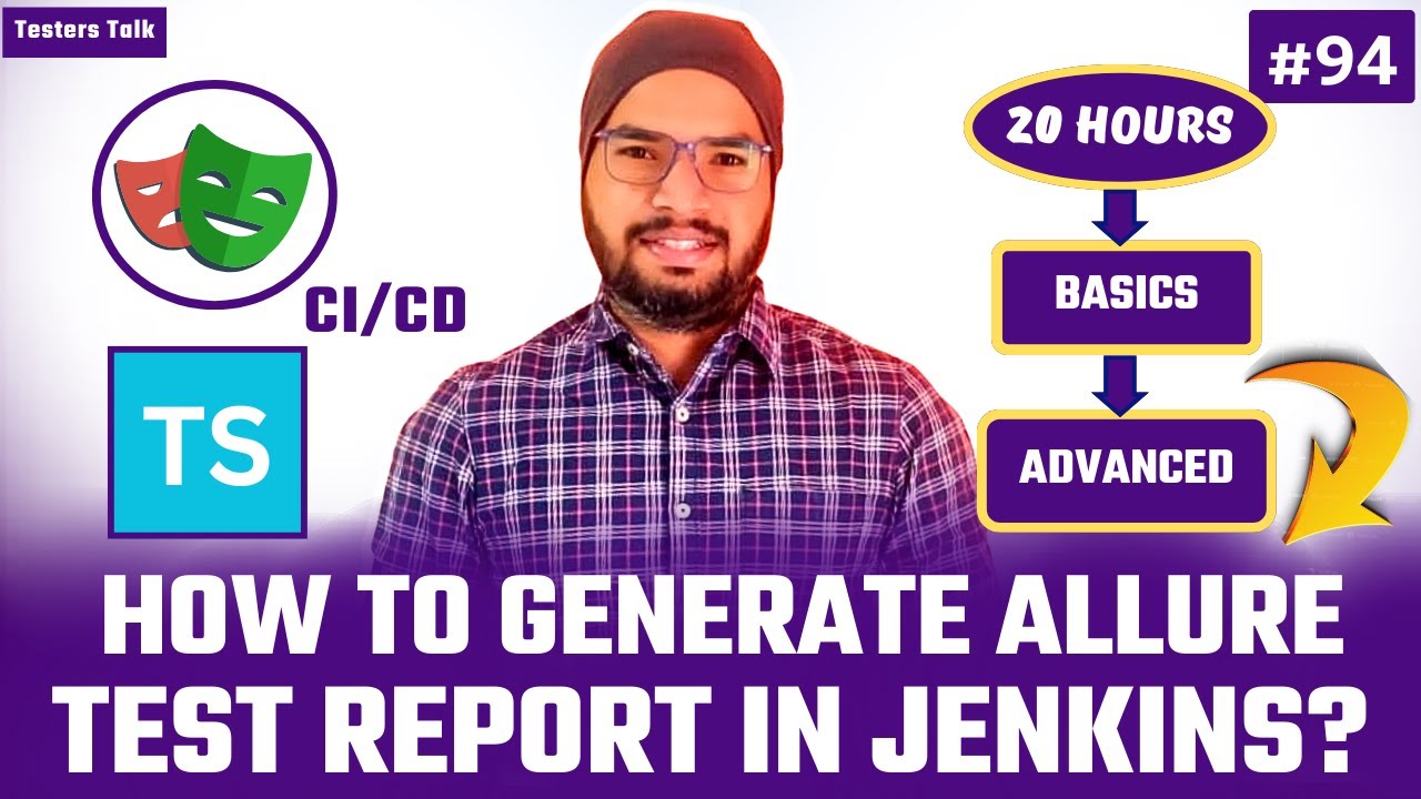 #94 How to Attach Allure Test Report to Jenkins | Playwright with ...
