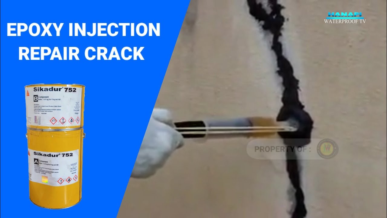 INJEKSI RETAK, EPOXY RESIN - YouTube