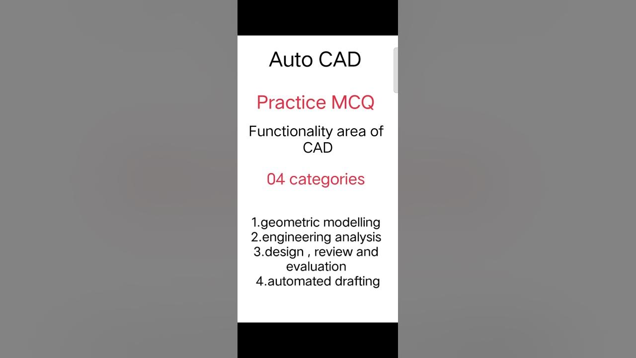Auto cad theory and MCQ #tpa #autocad #tcs_pattern - YouTube