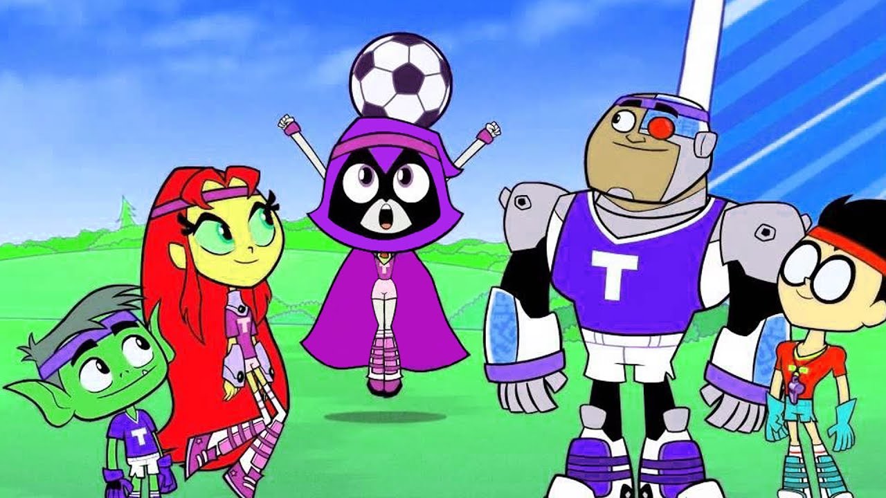 Teen Titans Go! Color Swap Transforms Raven Soccer Starfire | Moon ...