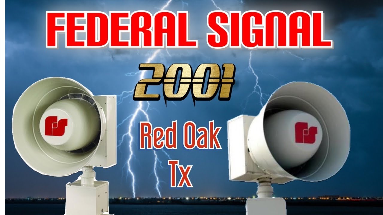 Federal Signal 2001 Siren - YouTube
