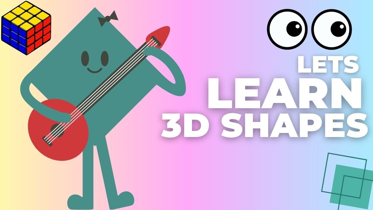 Learn 3D Shapes: Fun Learning for Kids | Kindergarten video - YouTube