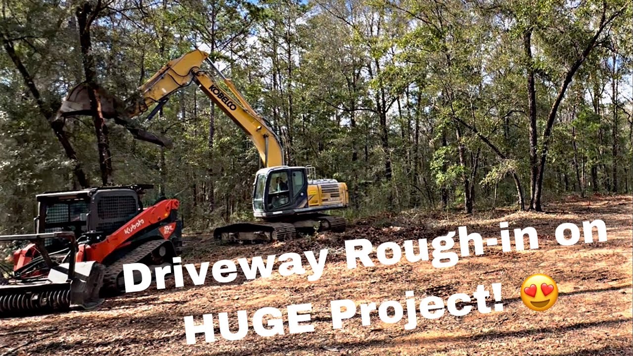Massive Project Commences! Driveway, Site Clearance, and a Pond Dam! 😱 ...
