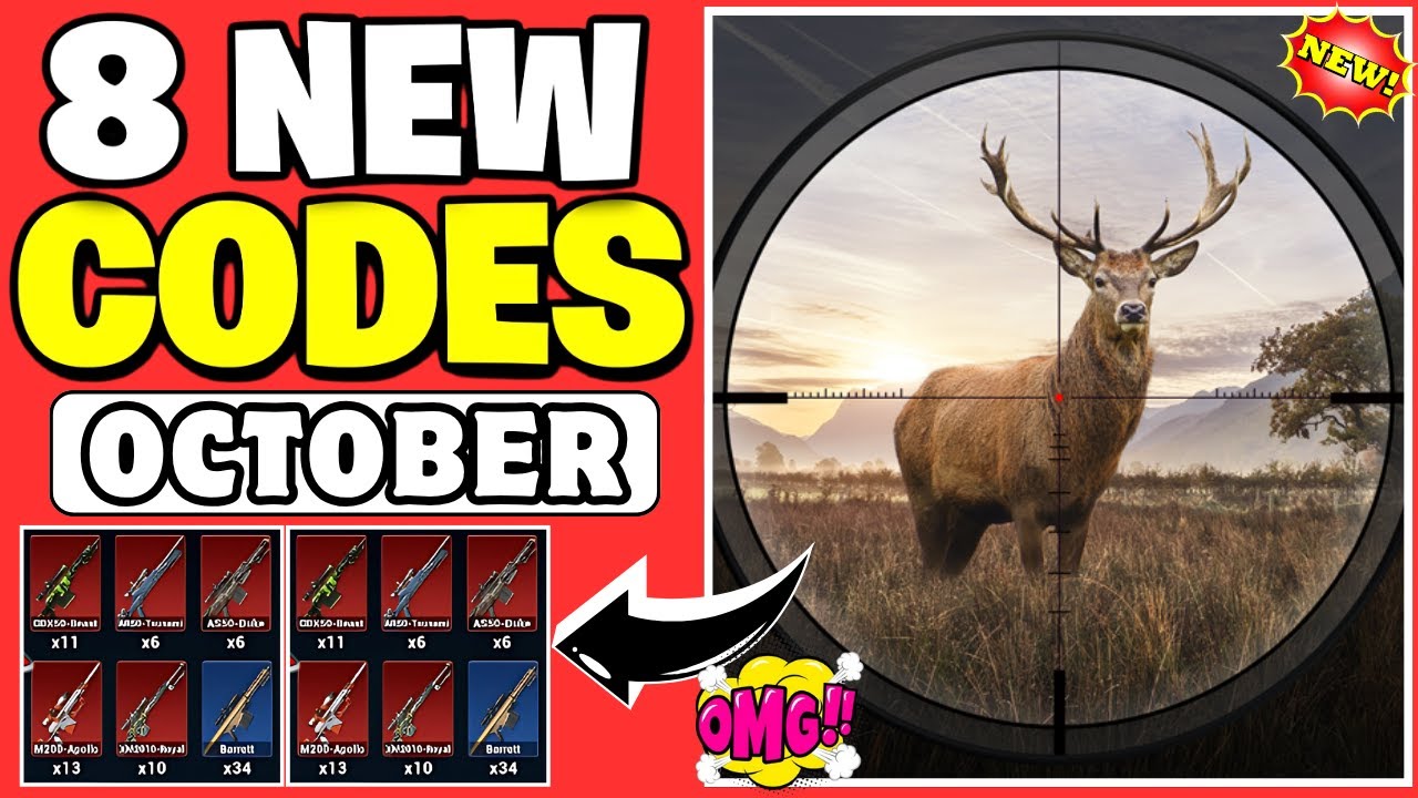 ALL HUNTING SNIPER CODES OCTOBER 2025 🎁 REDEEM CODE HUNTING SNIPER ...