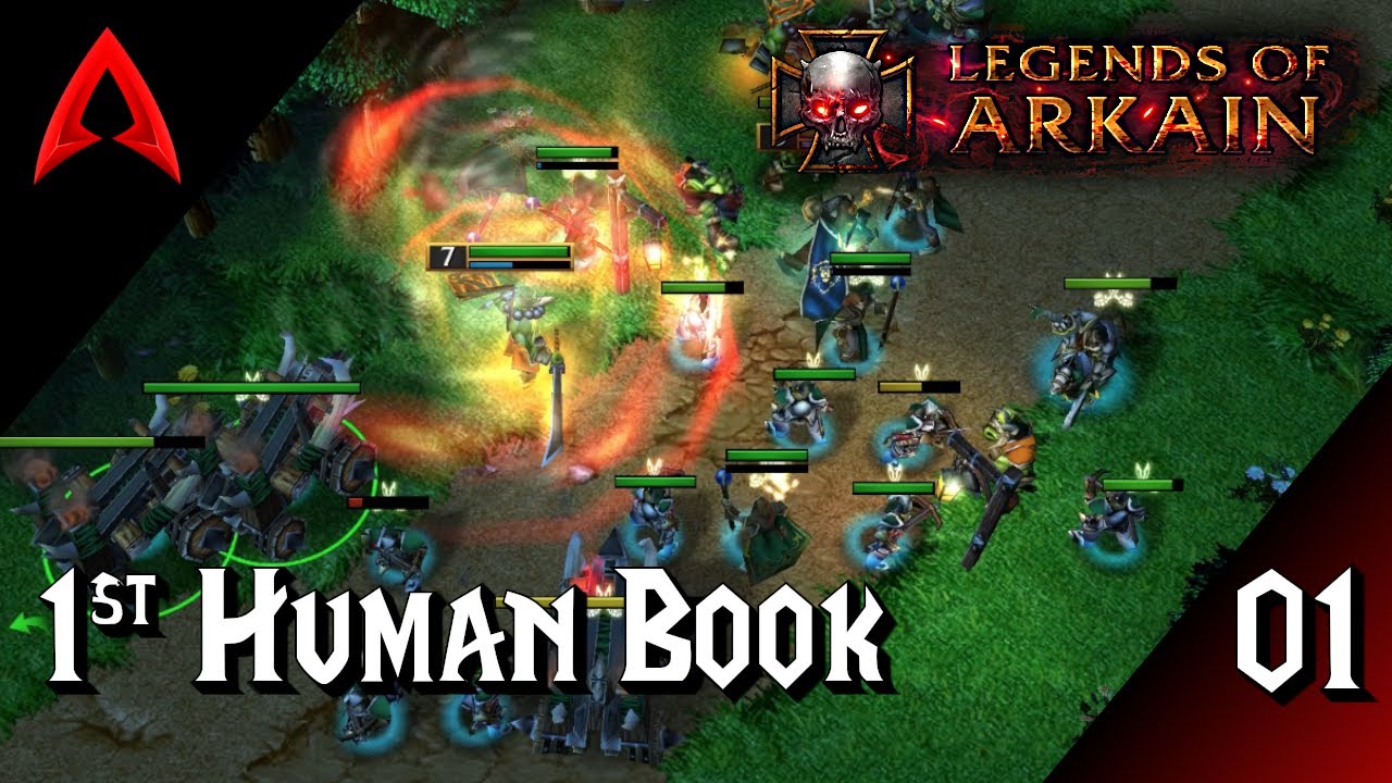 Warcraft 3 Custom Campaign || Legends of Arkain First Human Book ...