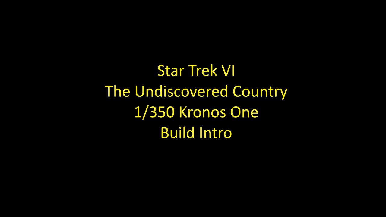 JM read description. Star Trek VI The Undiscovered Country 1/350 Kronos ...