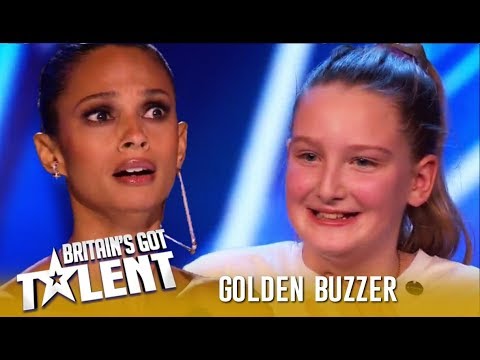 Giorgia Borg: 10-Year-Old STUNNING Act Gets GOLDEN BUZZER!! | Britain's ...