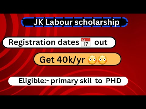 JK LABOUR Card Scheme || online ReGiStRaTiOn out 📅 || check eligibility ...