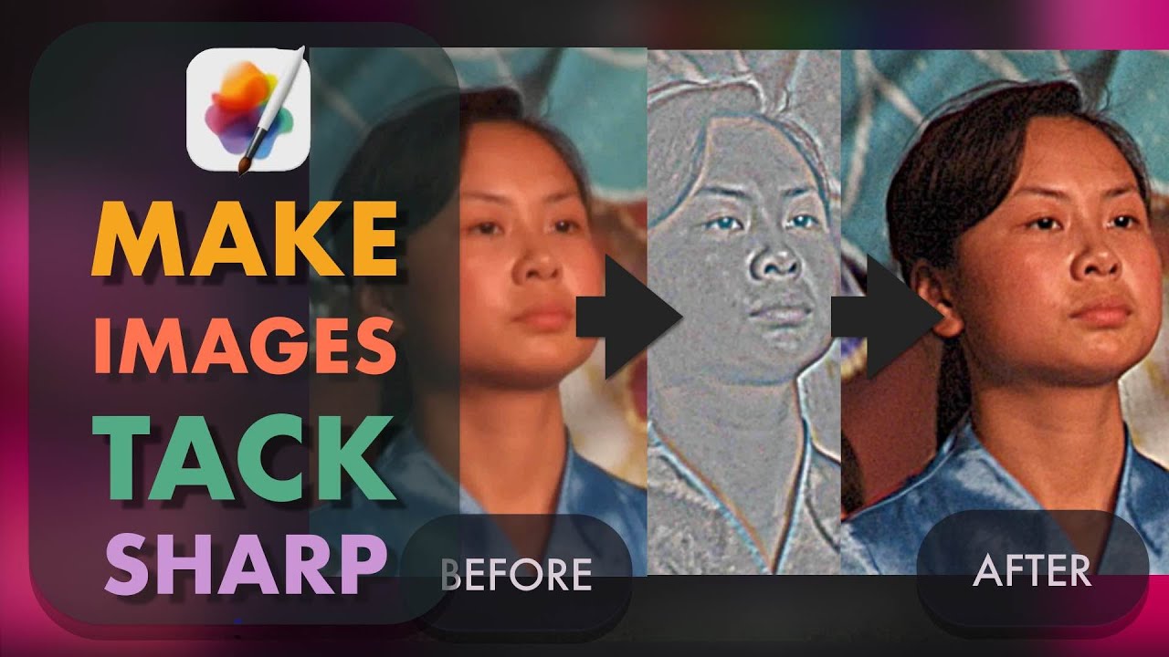 PIXELMATOR PRO: HOW TO MAKE PHOTOS TACK SHARP WITH THE HIGH PASS EFFECT - YouTube