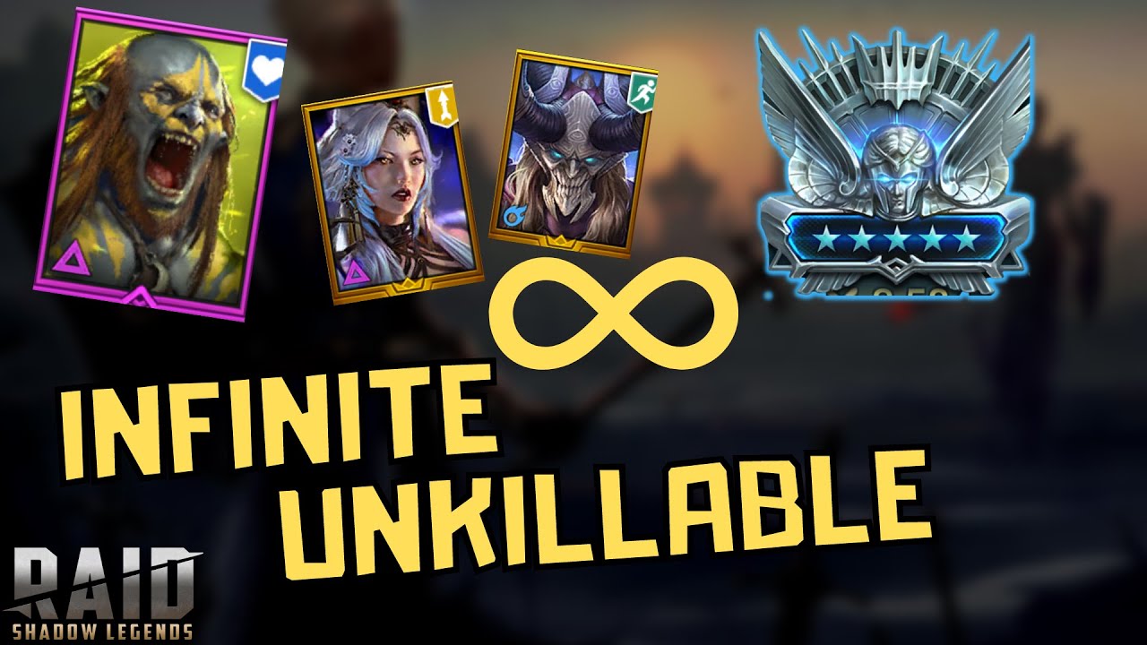 This Unkillable Team Is OP In Arena...Infinite Reset??... RAID SHADOW ...