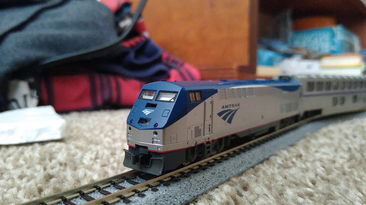My n scale amtrak empire builder 27 - YouTube
