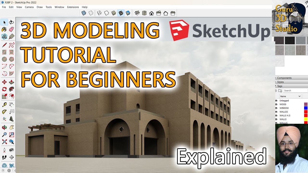 SketchUp 3D Modeling Tutorial for Beginners - YouTube