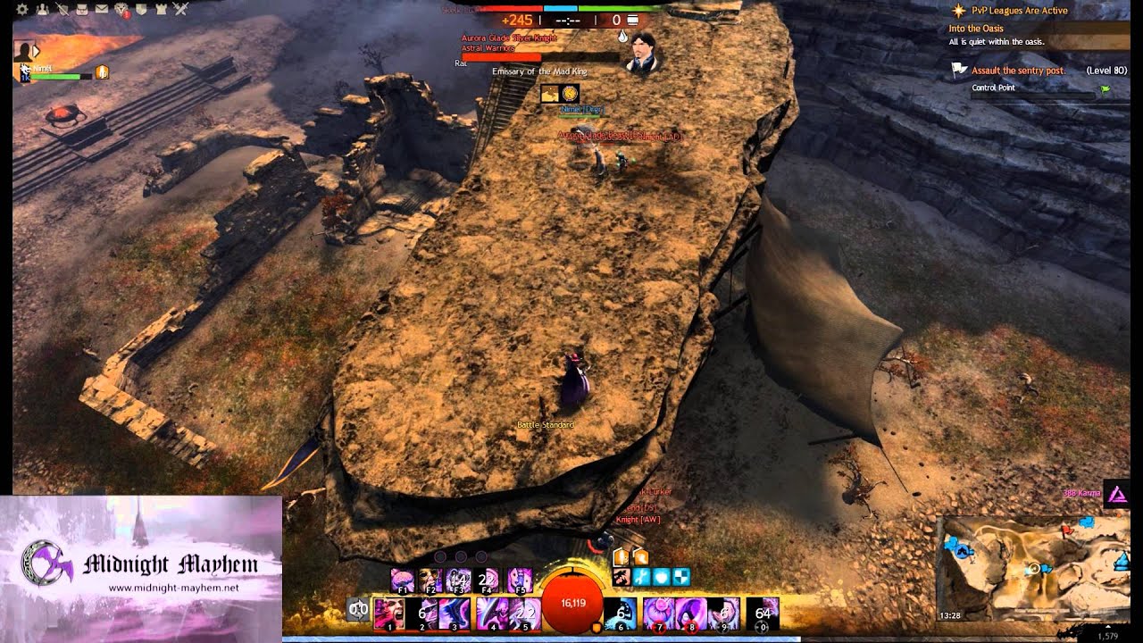 [Gw2] WvW war story: Two desert morning roamers (stealing a keep) - YouTube