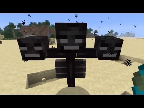 Jak zrobić Withera w Minecrafcie i jak go zabić(śmierć witha)!!?? - YouTube
