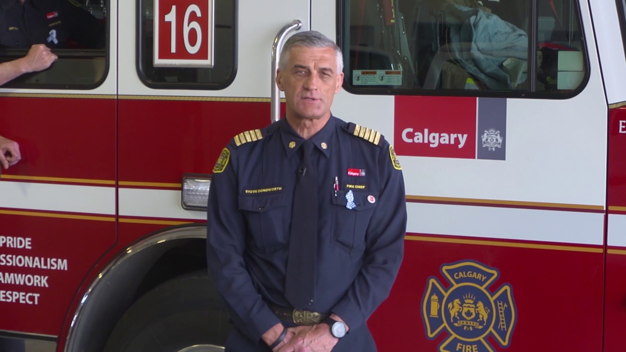 Chief Dongworth and the Calgary Fire Department are going #PlaidforDad ...