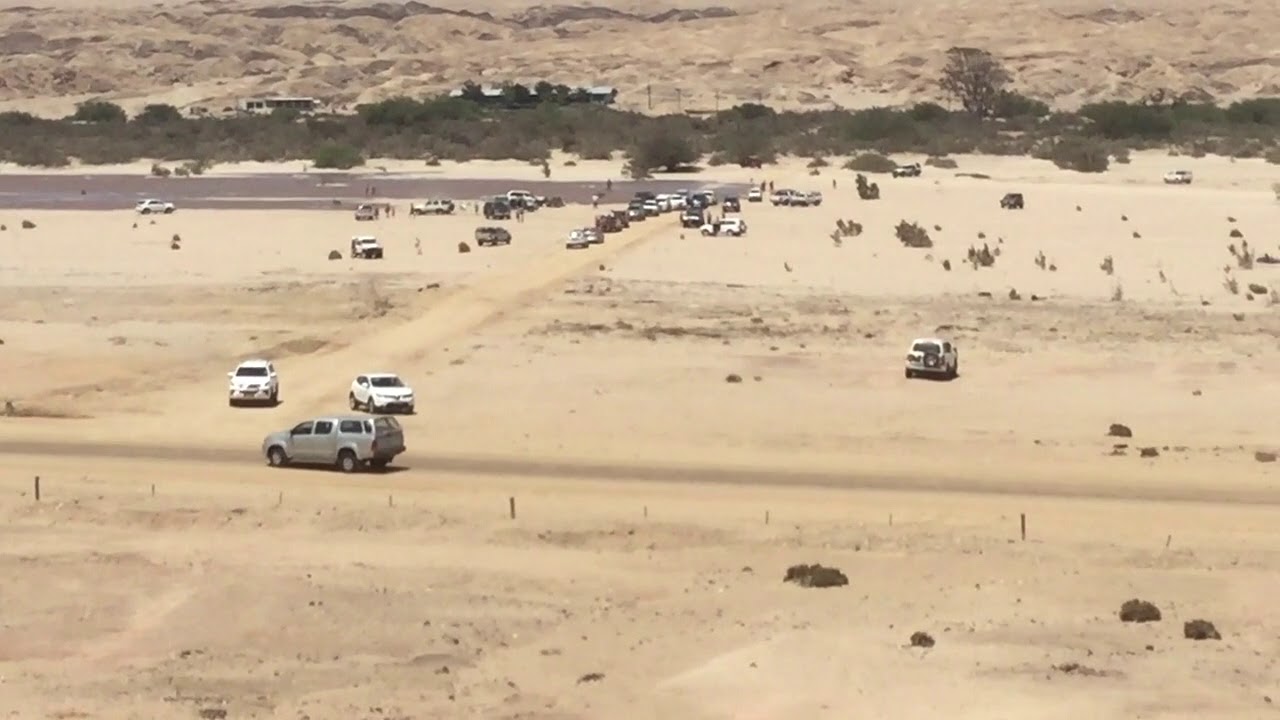 Swakop River reaches Omulunga - YouTube