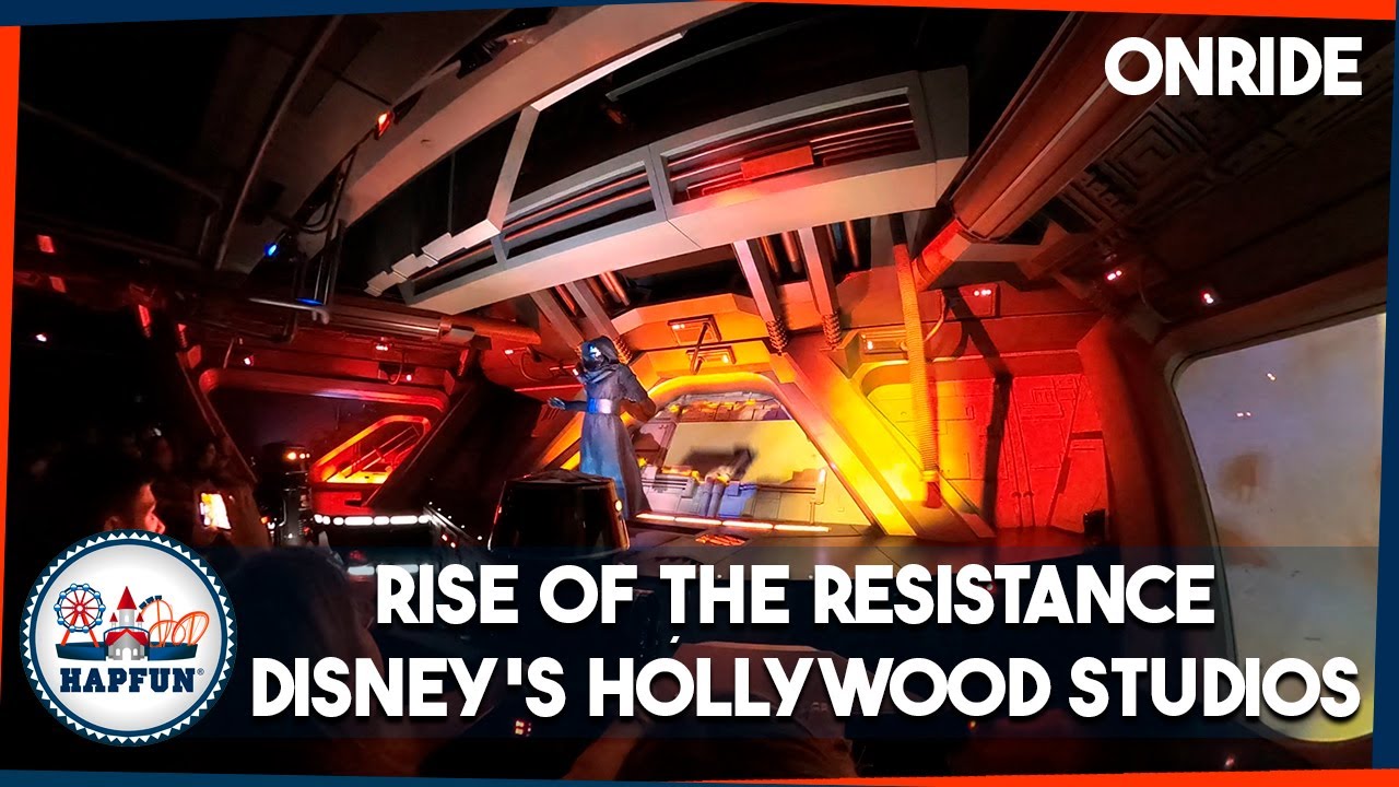 O MELHOR dark ride da Disney: RISE OF THE RESISTANCE (Onride ...
