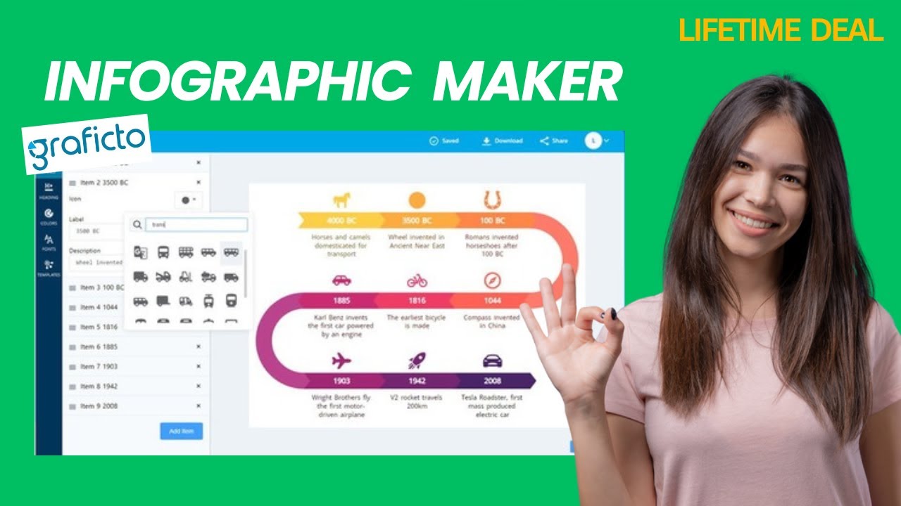 Graficto Lifetime Deal I Create Powerful Smart Infographics and Visuals ...