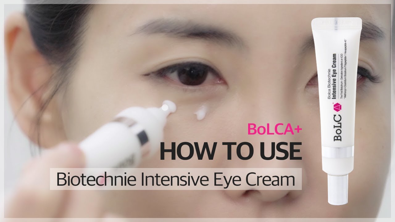 [HOW TO USE] Bolca Biotechnie Intensive Eye Cream - YouTube