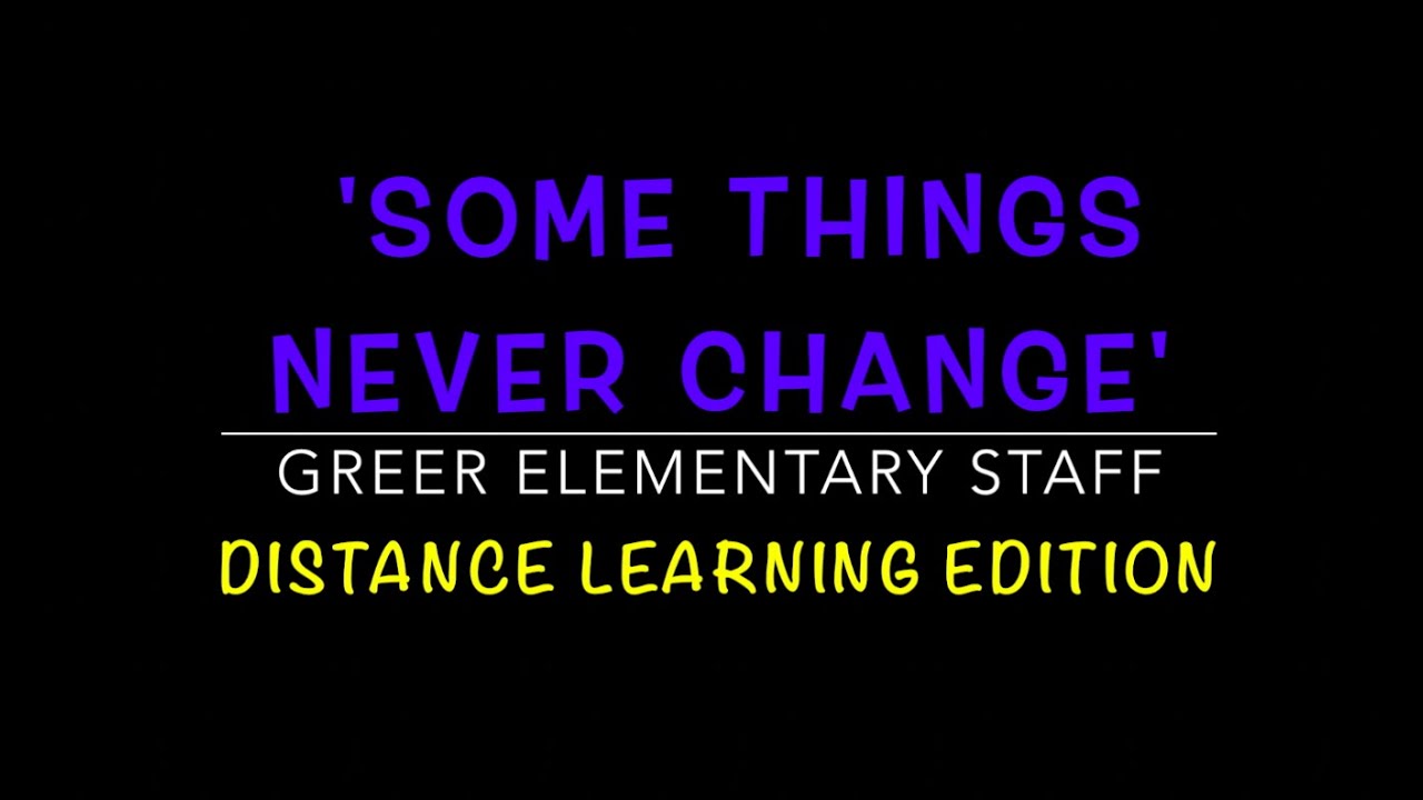 Some Things Never Change: Distance Learning Edition! - YouTube